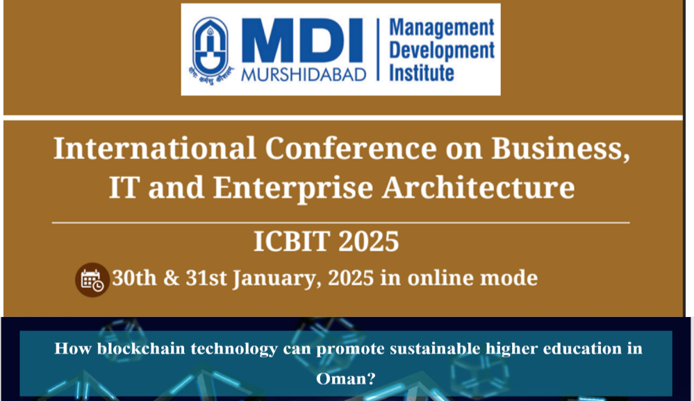 UTAS-Ibra Team Wins Best Research Paper Presentation Award at ICBIT 2025