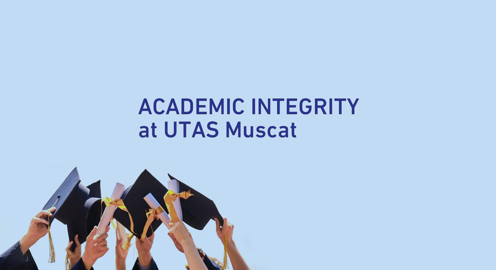 Academic Integrity at UTAS Muscat