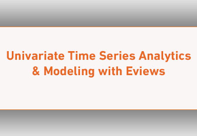 Univariate Time Series Analytics & Modeling with Eviews