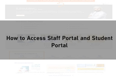How to Access Staff Portal and Student Portal