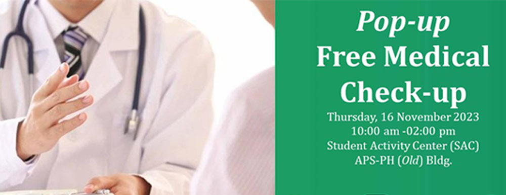 RHS - Workshop on Pop-up Free Medical Check-up