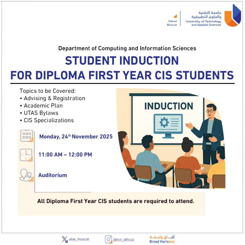 STUDENT INDUCTION FOR DIPLOMA FIRST YEAR IT STUDENTS