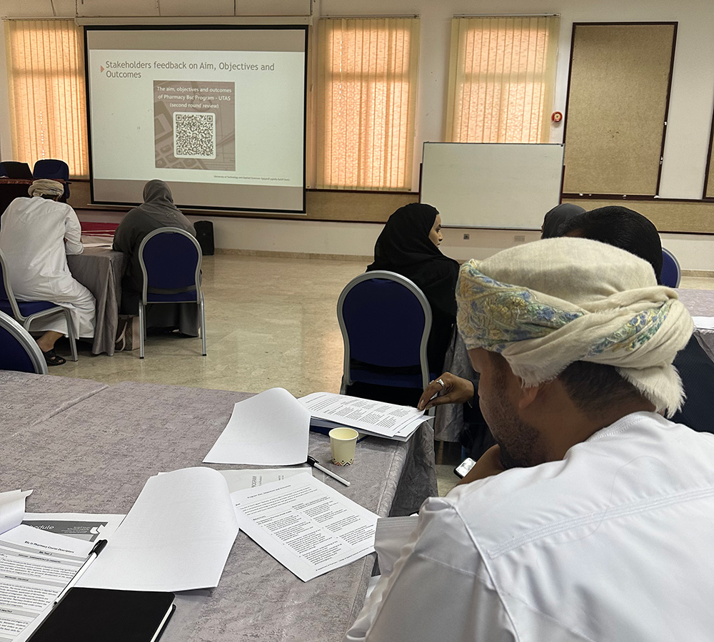 Pharmacy program review and development at UTAS