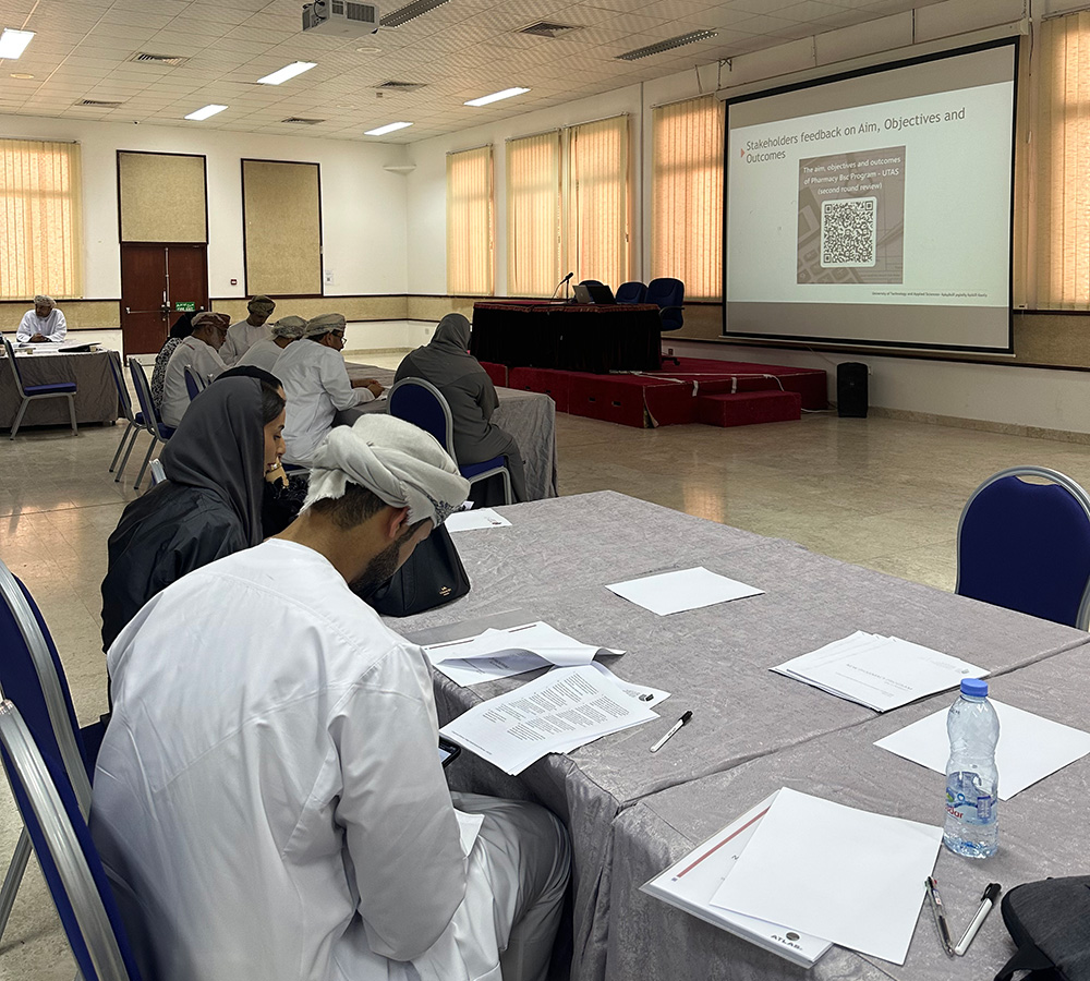 Pharmacy program review and development at UTAS