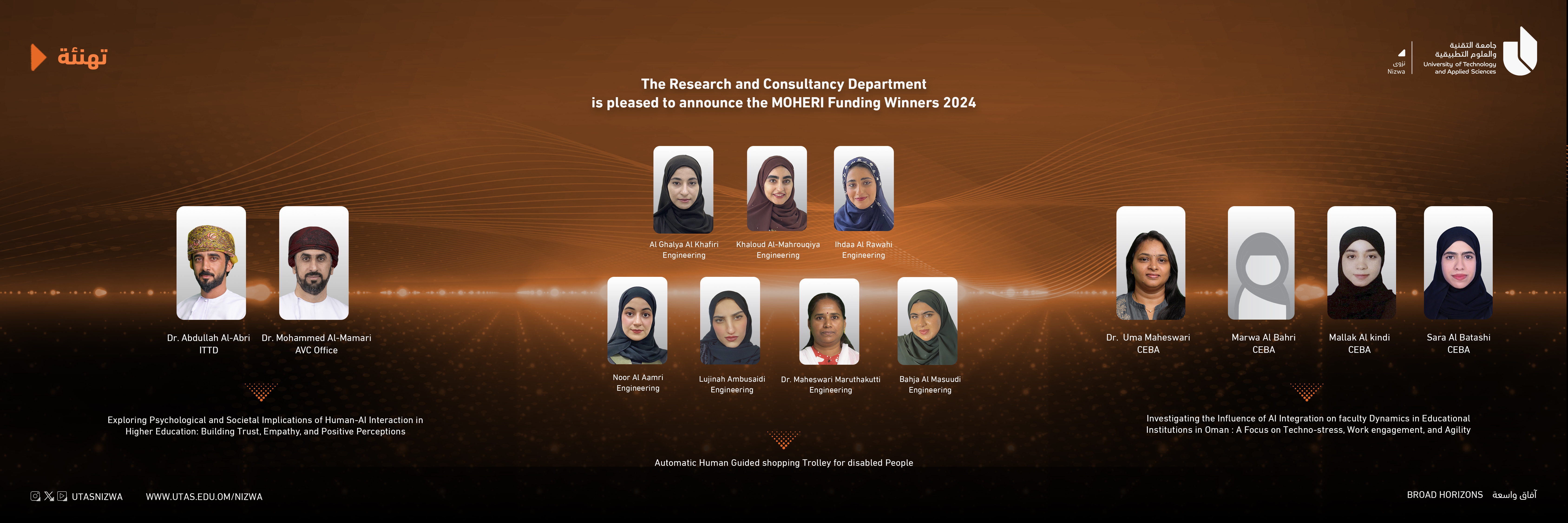 Announce The MOHERI Funding Winner 2024