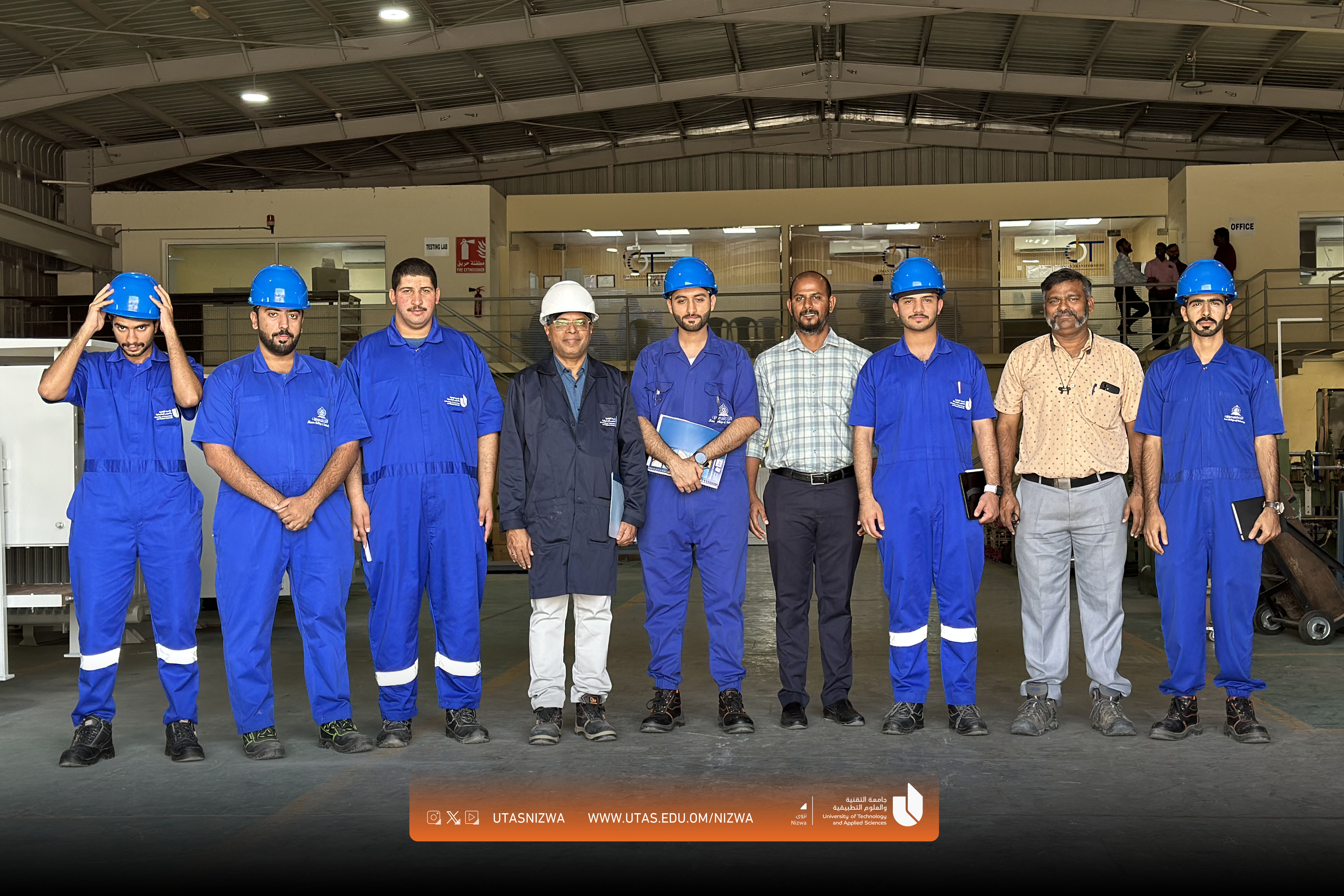 Engineering Students' Industrial Visit to Oman Industry Transformer and ...