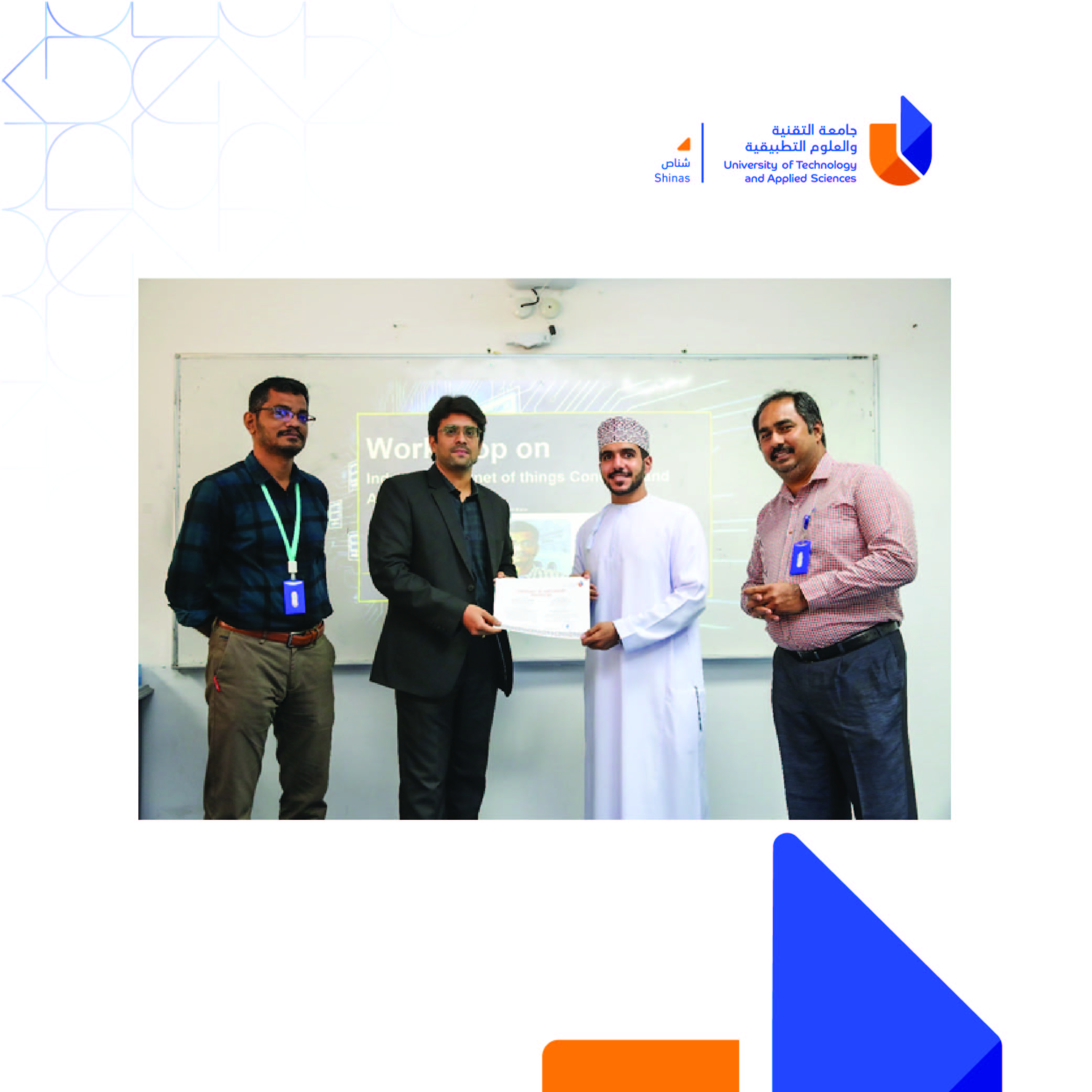 IT Department spearheads “Hands-on training in Industrial IoT using Arduino” Workshop