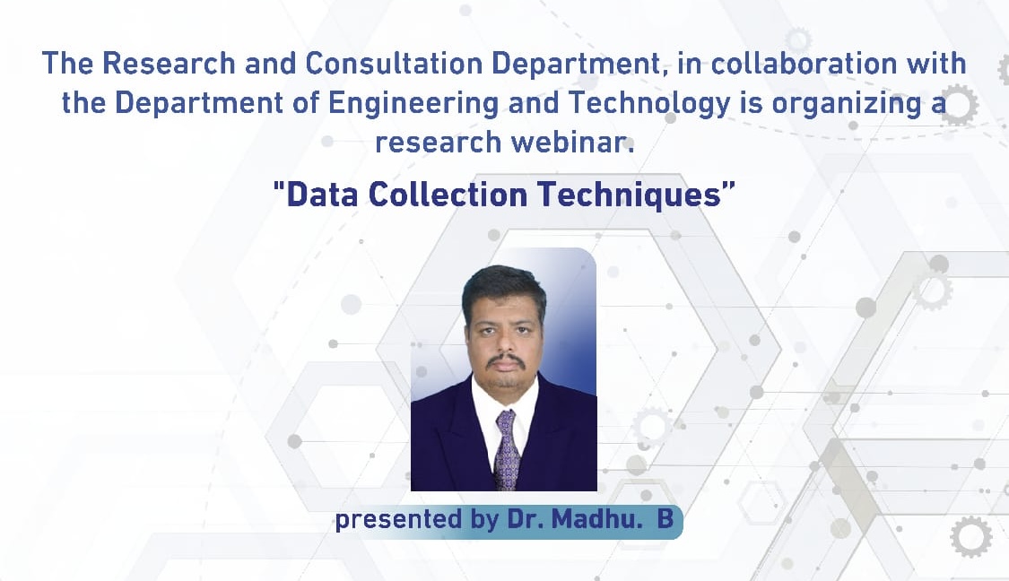 Research Webinar. "Data Collection Techniques"