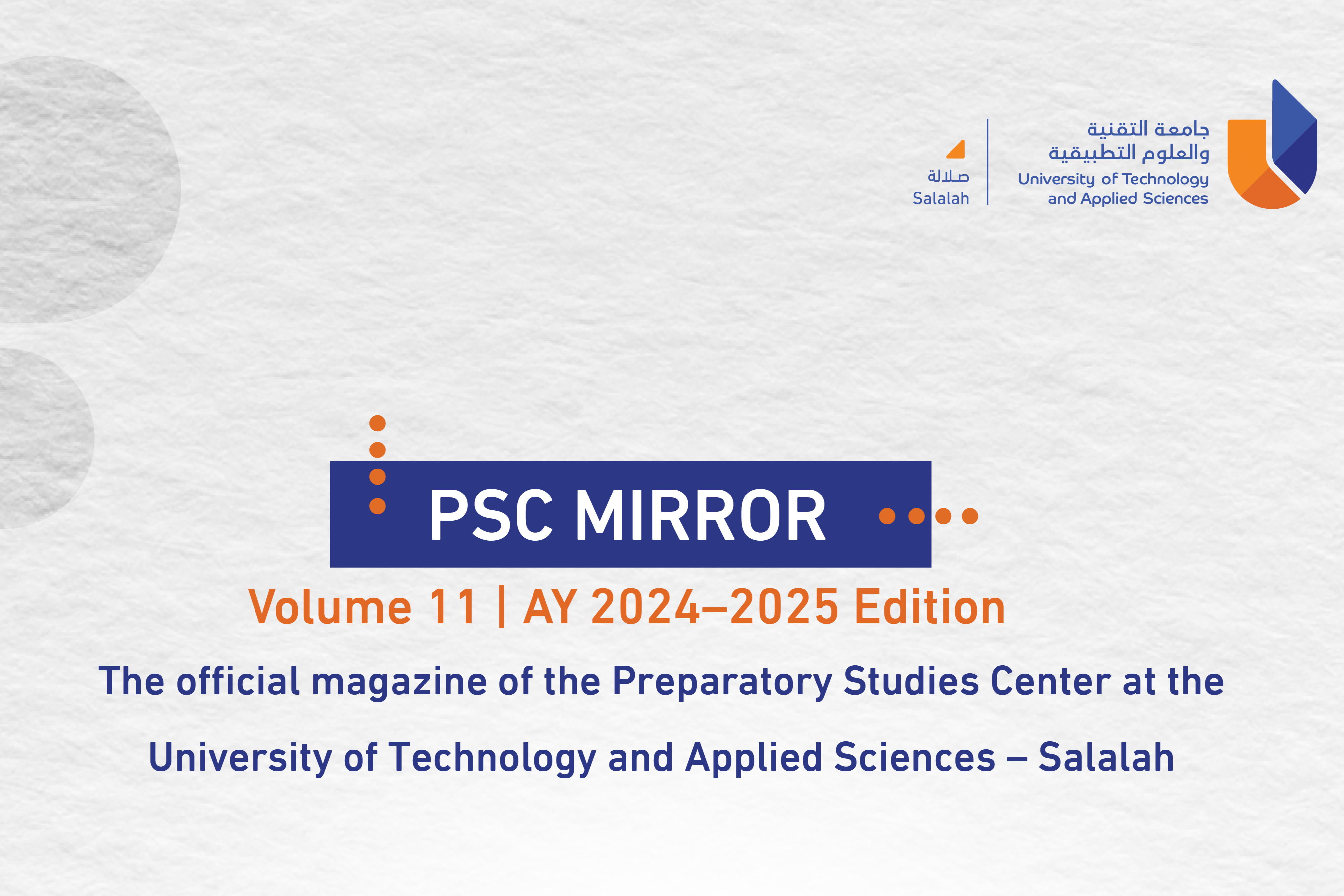 PSC MIRROR Volume 11 | AY 2024–2025 Edition