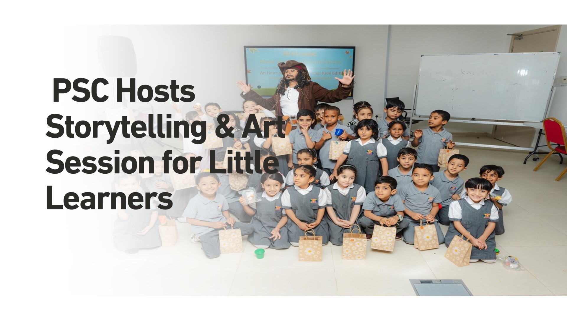 PSC Hosts Storytelling & Art Session for Little Learners