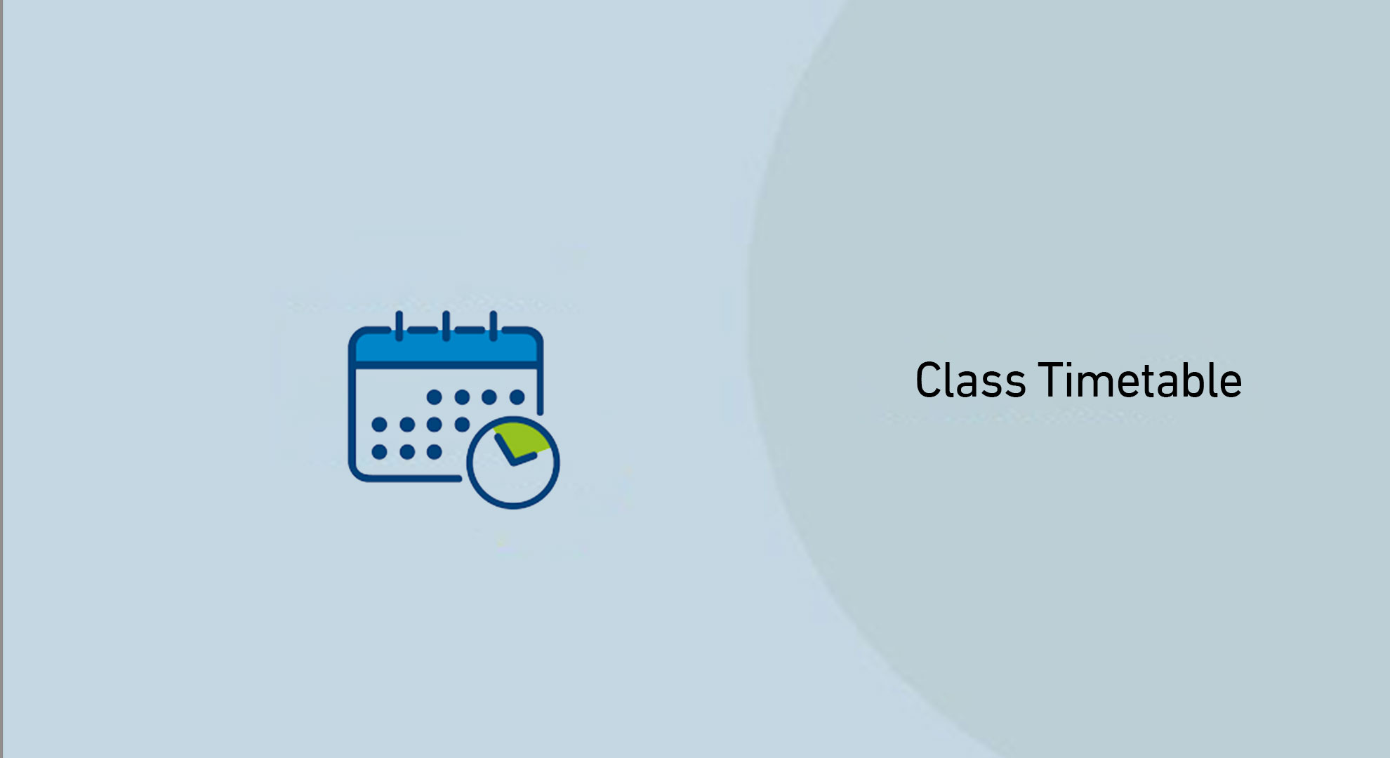 Class Timetables for Semester I - September (AY 2023 - 2024)